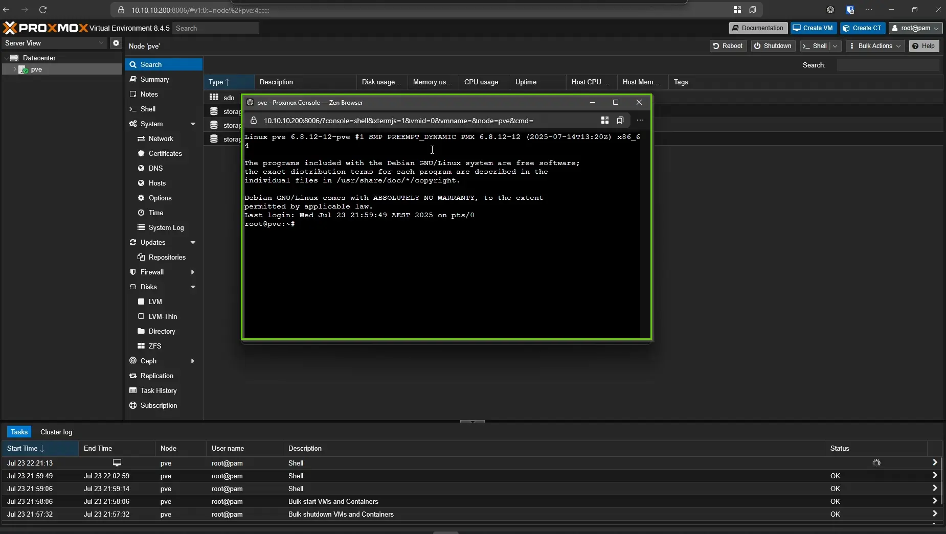 Installing Proxmox and Post Installation | Ashish Ghimire
